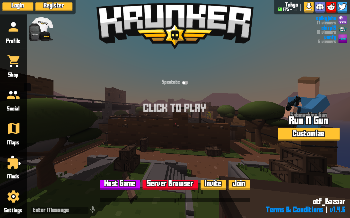 【Krunker.io】最新アップデート情報（Version 1.4.6）：日本語まとめ｜KrunkerJP